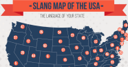 A Map Of Slang Terms From Every State In America Rare